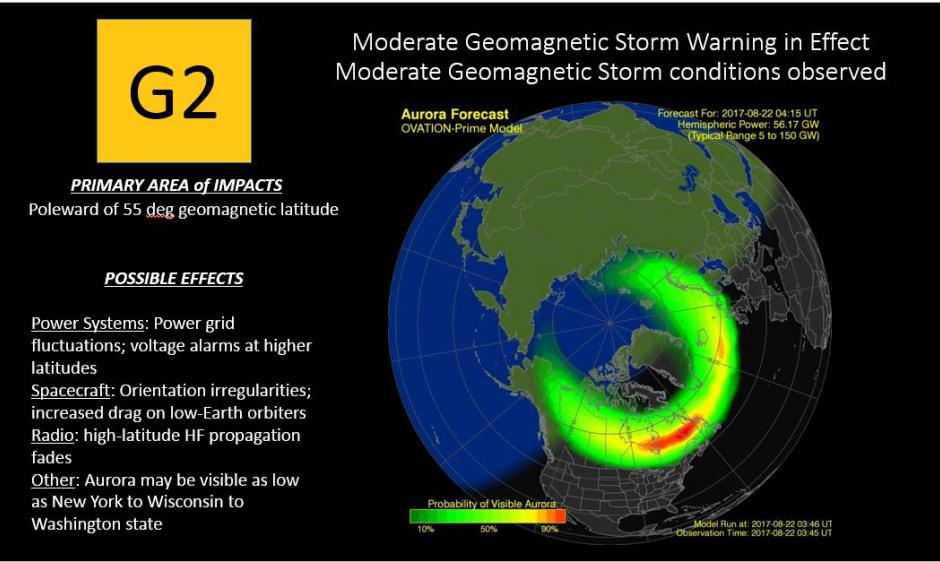 G2 (Moderate) geomagnetic storm warning/conditions met | NOAA / NWS ... G2 (Moderate) geomagnetic storm warning/conditions met | NOAA / NWS ...